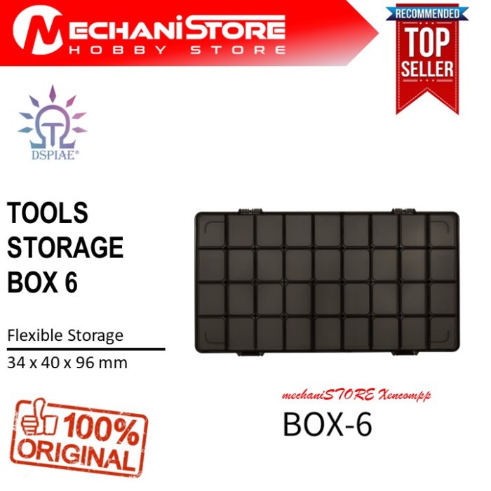 Jual DSPIAE TOOLS STORAGE BOX 6 - TOOL BOX SPARE PART GUNDAM | Shopee Indonesia