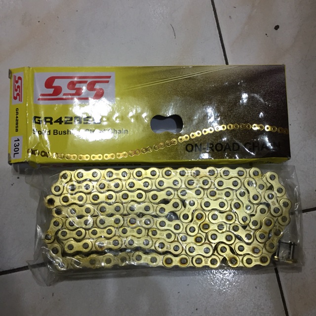 Jual Rantai SSS ukuran 428 pamjang 130 mata universal Rantai SSS ukuran ...