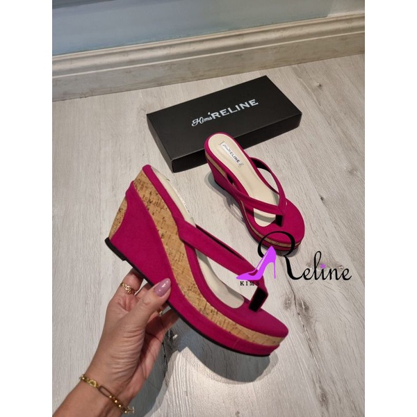 Jual SANDAL SENDAL JEPIT WEDGES RELINE 3023 15 & 7CM | Shopee Indonesia