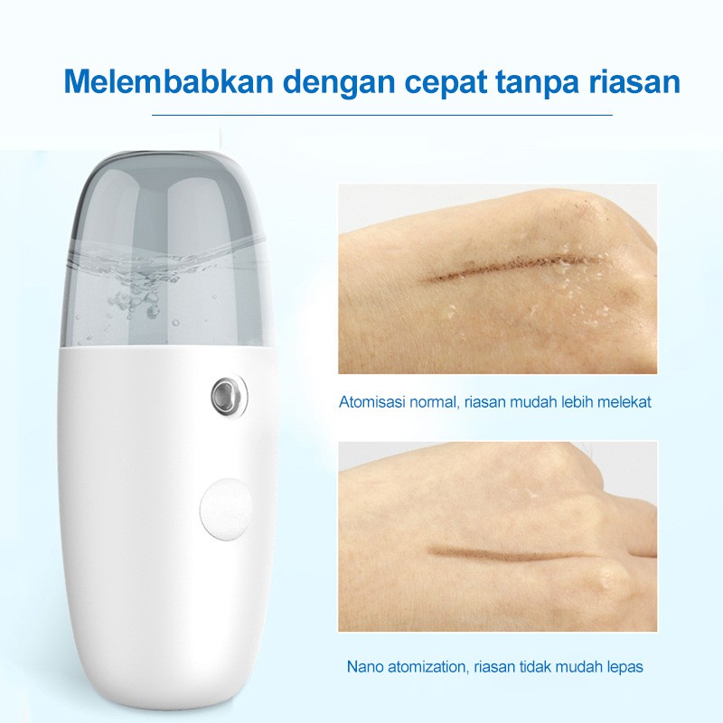 Jual Mini Nano Spray Portable pelembab wajah | Shopee Indonesia