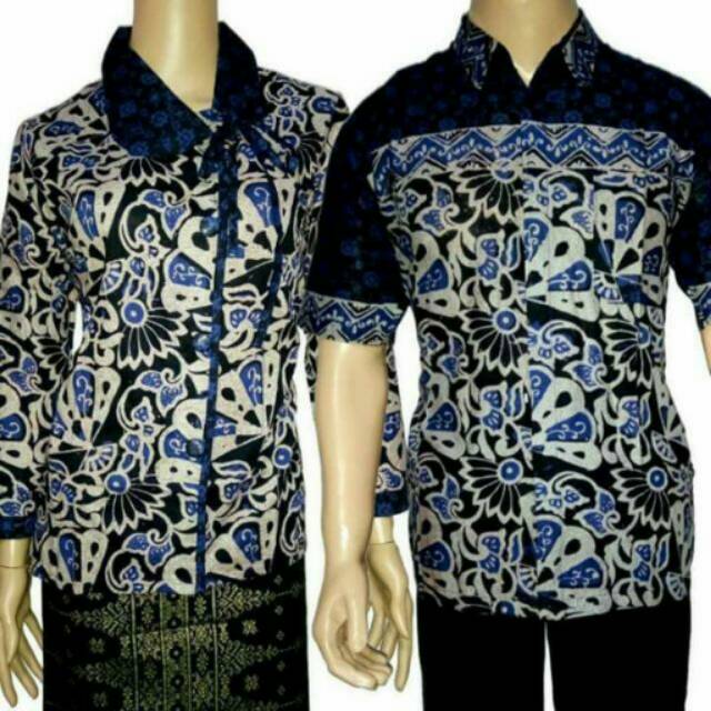 Jual Batik couple kemeja hem batik atasan,kebaya batik sarimbit hem ...