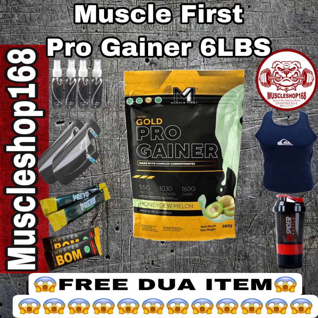Jual Muscle First M1 Pro Gold Gainer 6 lbs lb 6lbs 6lb Susu untuk Gym ...