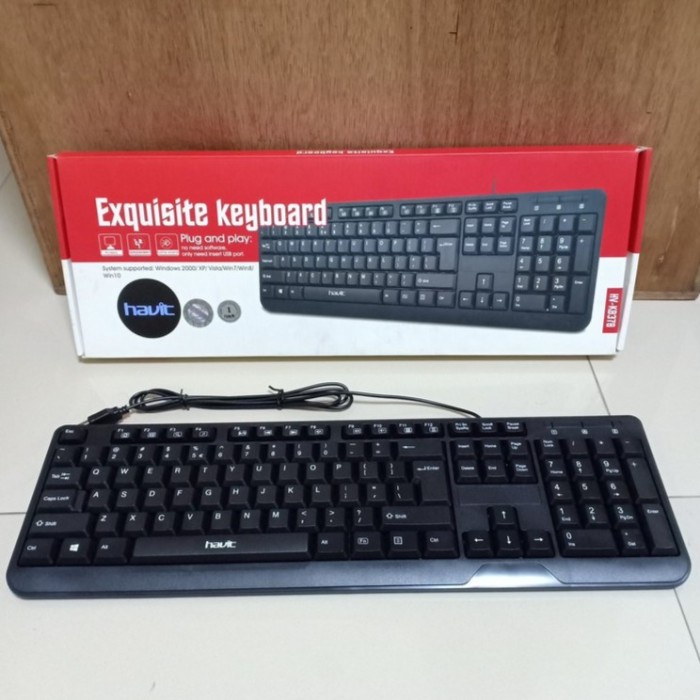 Jual KEYBOARD USB HAVIT KB378 | Shopee Indonesia