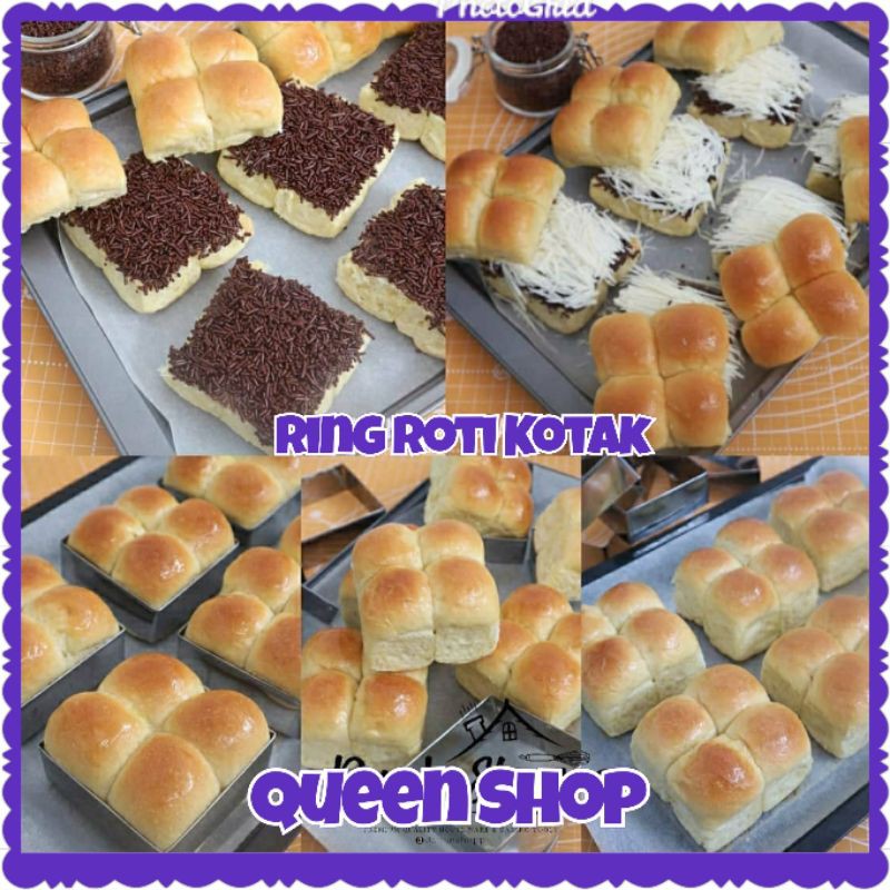 Jual Ring Roti Kotak 10 cm Stainless | Shopee Indonesia