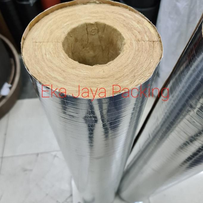 Jual Rockwool Pipe 4" x 50mm ( Rockwool Pipa Lapis Alumunium Foil ...