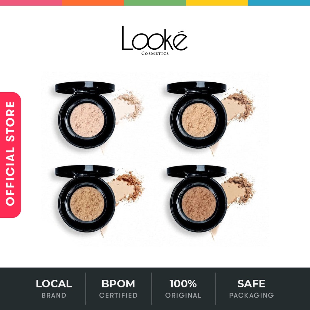 Jual Looke Holy Smooth & Blur Loose Powder Bedak Tabur Looke Original ...