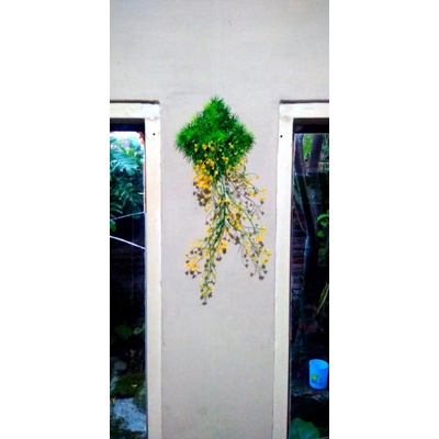Jual Frame rumput juntai bunga hias dinding artificial imitasi palsu ...