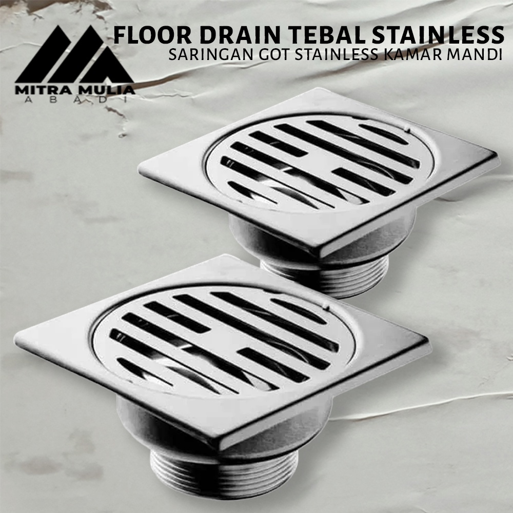 Jual Floor Drain Garis Stainless Saringan Got Model Toto Air Kamar Mandi | Shopee Indonesia