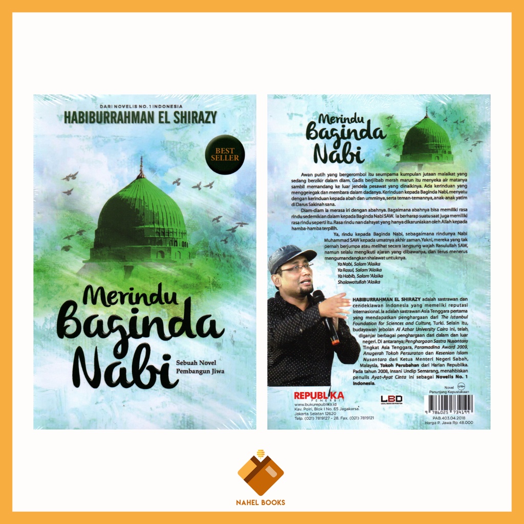 Jual BUKU MERINDU BAGINDA NABI (PENULIS HABIBURRAHMAN EL SHIRAZY ...