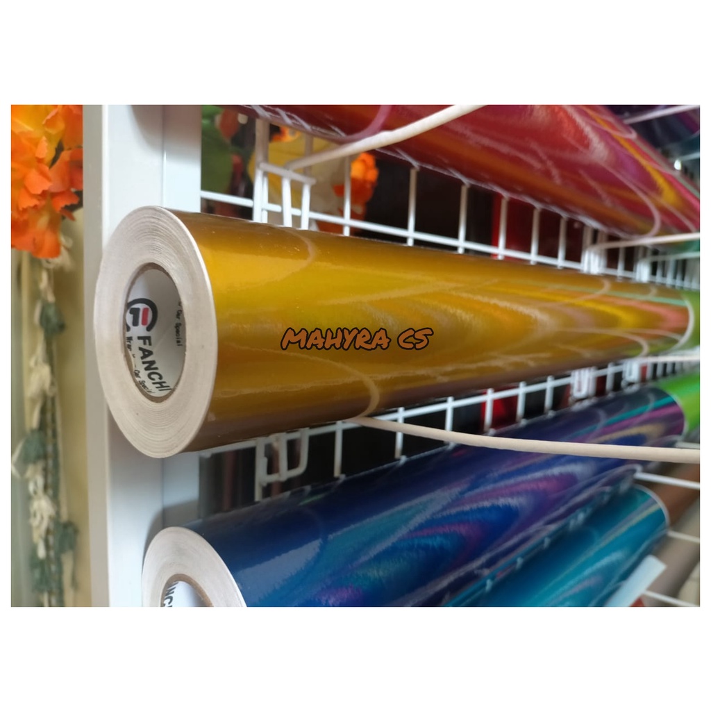 Jual SKOTLET MOTOR MOBIL STIKER WARNA EMAS MENGKILAP SCOTLITE MOTOR ...