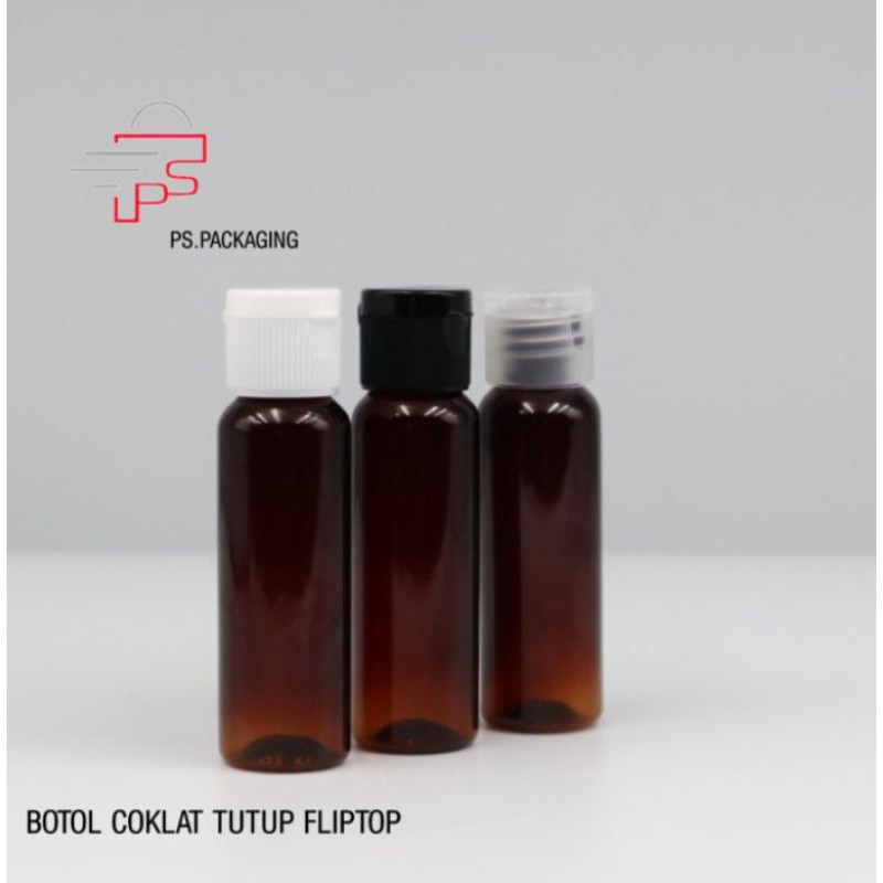 Jual Botol fliptop 30ml / botol plastik 30ml tutup fliptop neck 18 /botol sabun cair / botol ...