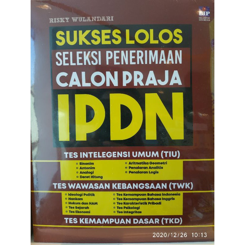 Jual tes calon praja IPDN | Shopee Indonesia