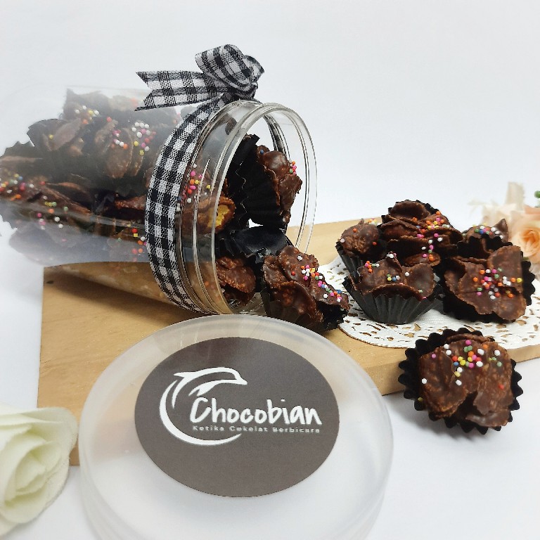 Jual Chocobian Cokelat Cornflake Cemilan Enak | Shopee Indonesia