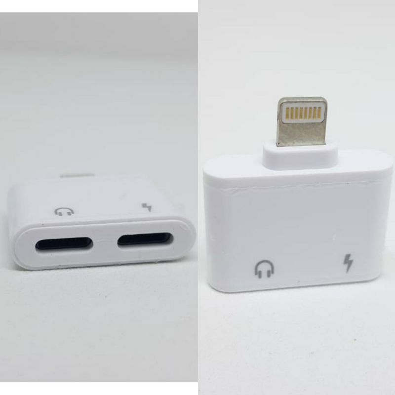 Jual Spliter Lightning Non Kabel 2 in 1 Konektor Headset IP 7 TANPA ...