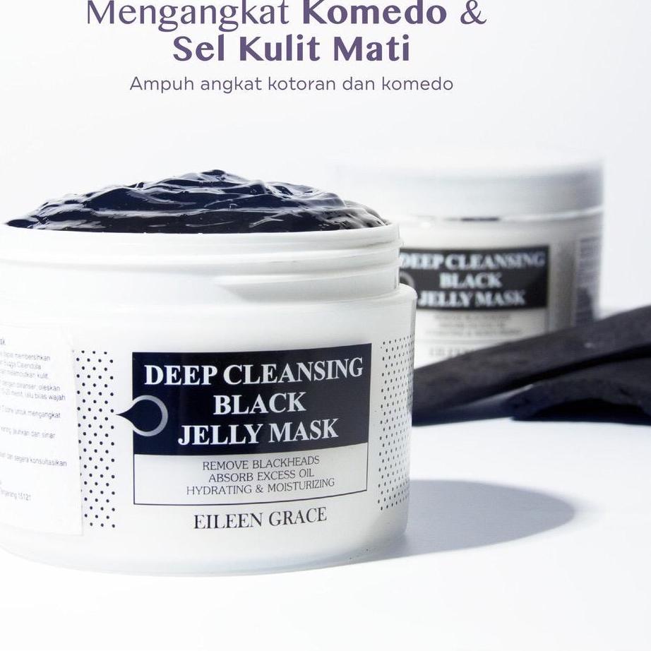 Jual [KODE 7DEMF] SHARE | EILEEN GRACE BLACK JELLY MASK ROSE JELLY MASK ...