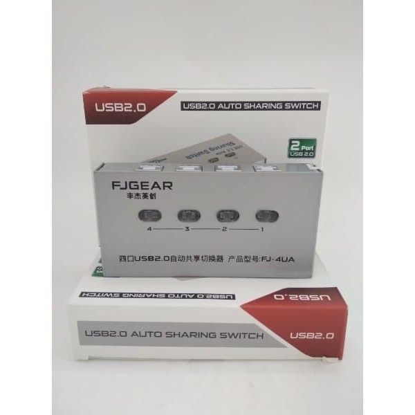 Jual USB PRINTER AUTO SWITCH 4-PORT USB 2.0 | Shopee Indonesia