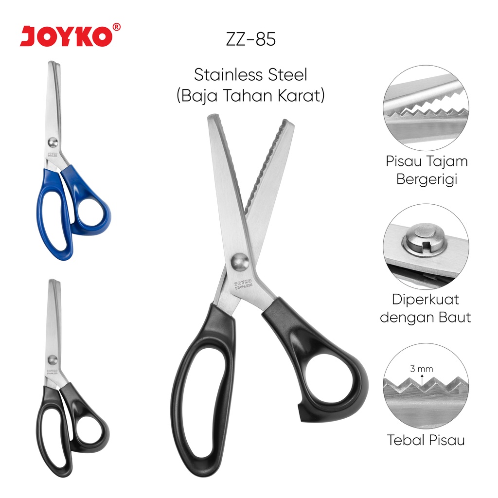 Jual Gunting Scissors Joyko ZZ-85 | Shopee Indonesia