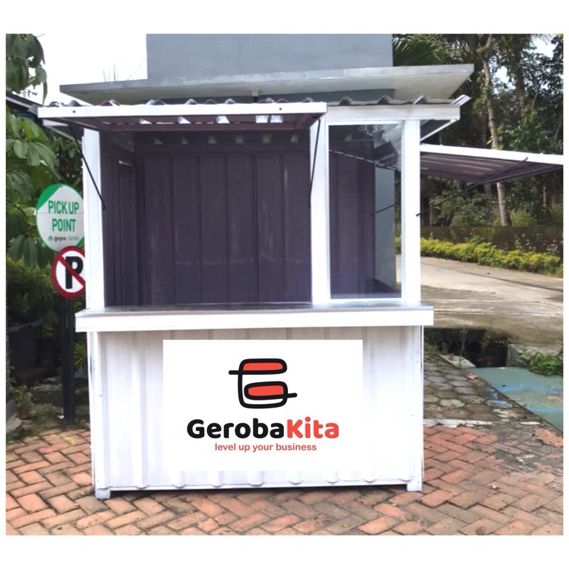 Jual Booth Container custom kaca murah 170x130x200 | Shopee Indonesia