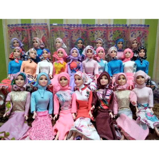 Jual Boneka Berbie berhijab / barbie hijab /barbie muslimah | Shopee ...