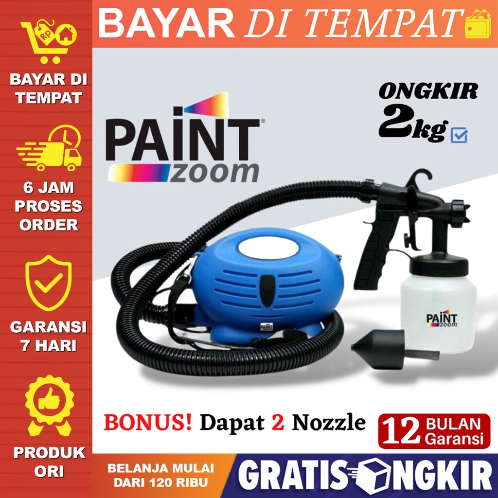 Jual Mesin Cat Semprot Listrik Serbaguna / Kompresor Mini Listrik Untuk ...