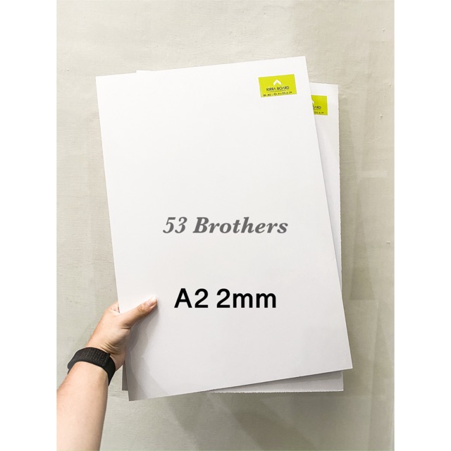 Jual PVC Foam Board A2 2mm (40x60cm) | Shopee Indonesia