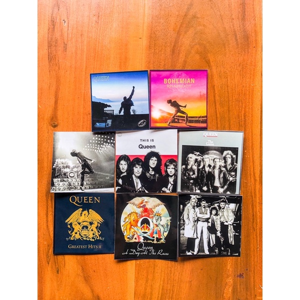 Jual sticker pack queen band skin isi 8 pcs skin laptop gitar kulkas ...