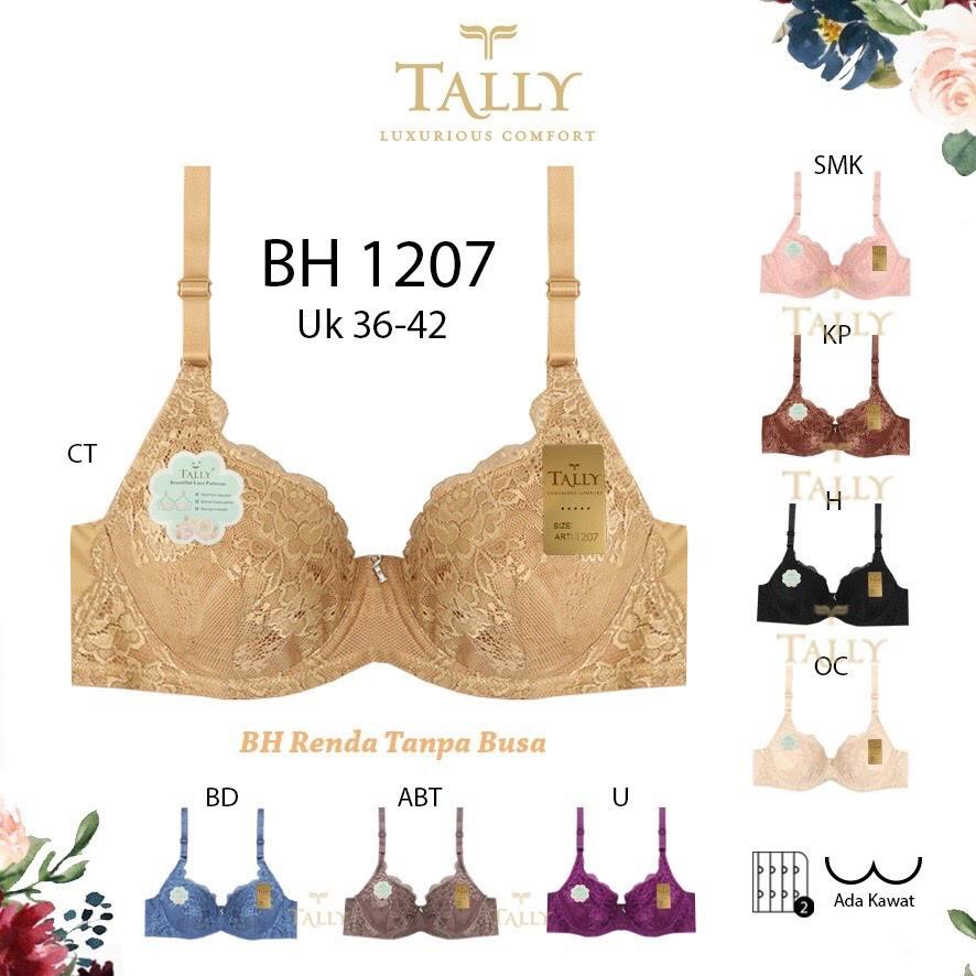 Jual TALLY BRA BH 1207 I TANPA BUSA I ADA KAWAT I SIZE 36 - 42 | Shopee Indonesia