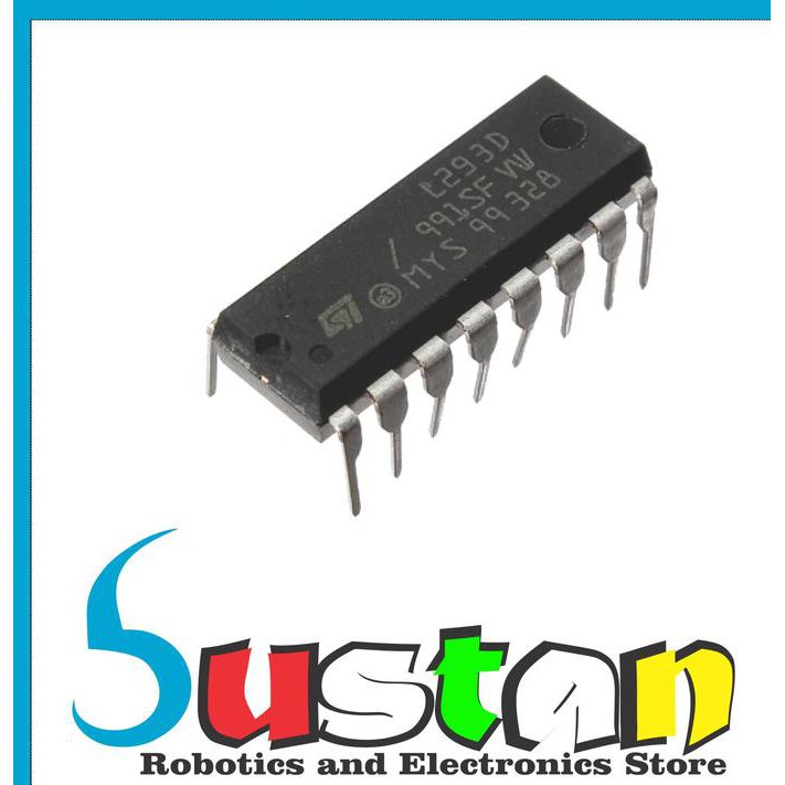 Jual L293D L293 L 293 D 293D Dual Mode Driver Motor Dc 2 Channel H ...