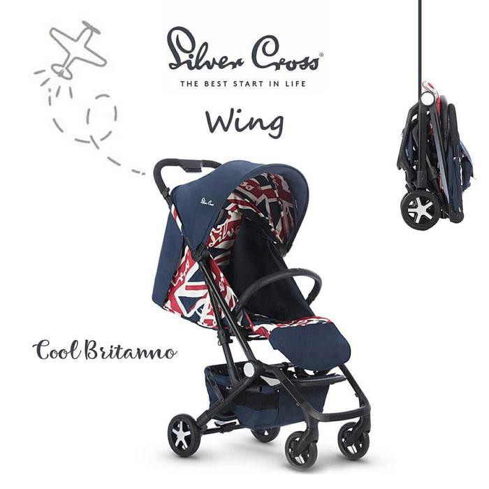 Jual Stroller Silver Cross Wing Cool Britannia | Shopee Indonesia