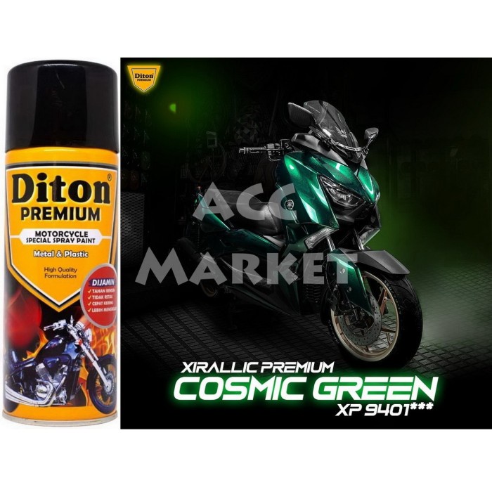 Jual Pilox Diton Premium Pilok Pylox Hijau Xirallic Cosmic Green 9401 ...