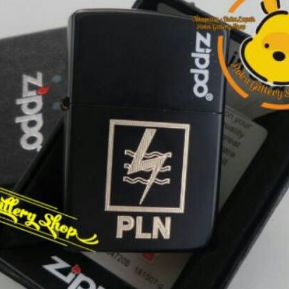Jual zippo pln zippo logo pln bumn custom grafir gratis tambah nama ...