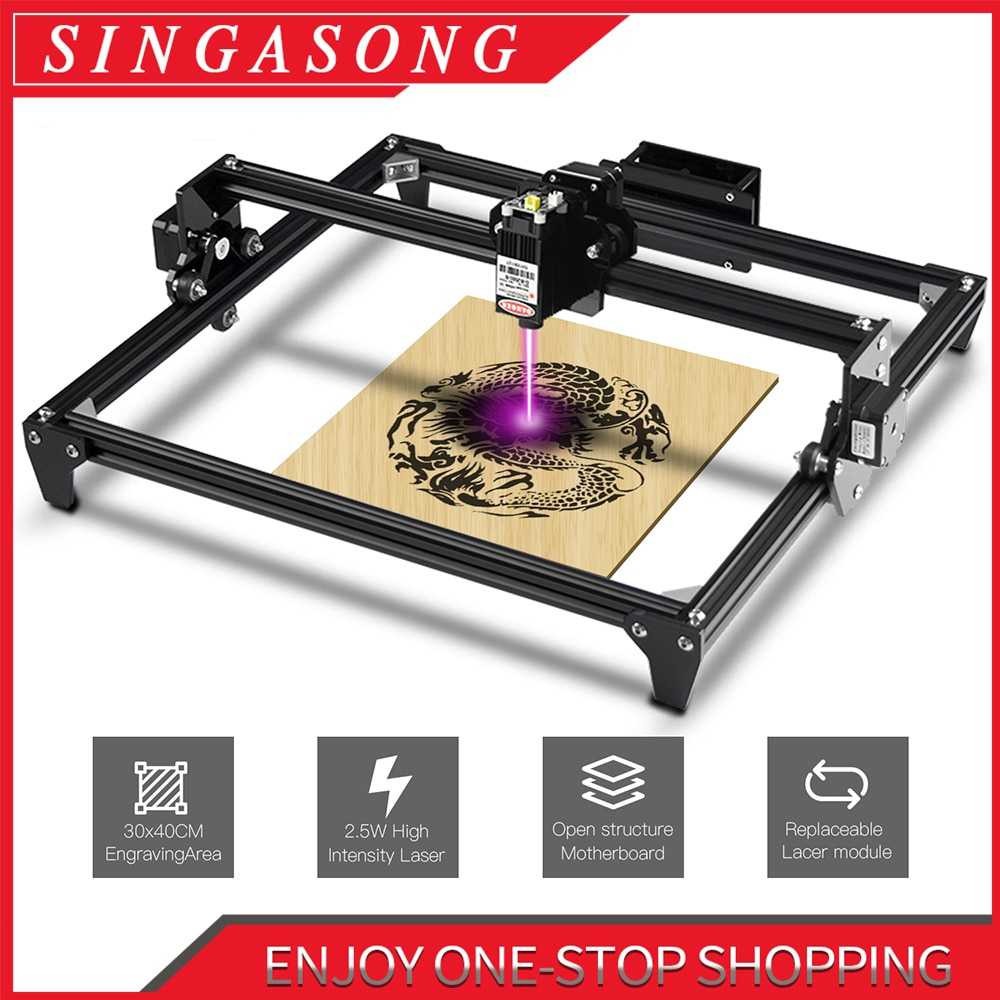 Jual MESIN CNC LASER CUTTING GRAFIR ENGRAVING KAYU 2500MW 40x30CM | Shopee Indonesia
