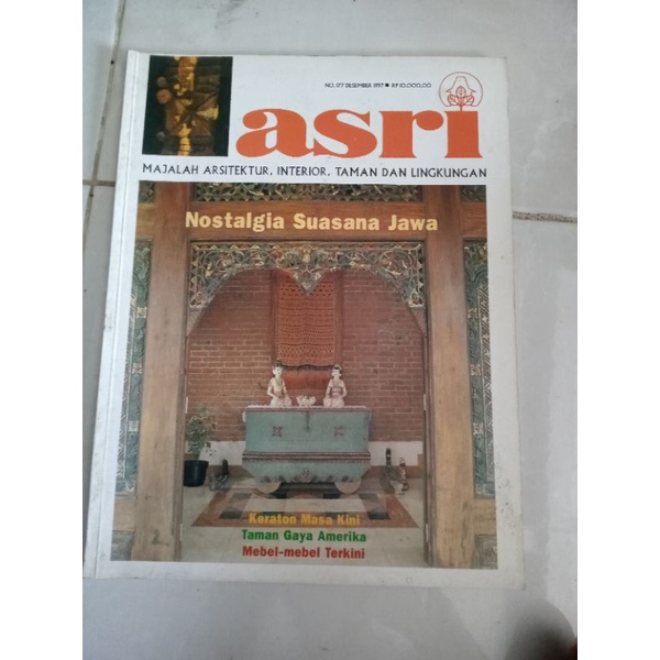 Jual asri nostalgia suasana Jawa keraton masa kini taman gaya Amerika ...