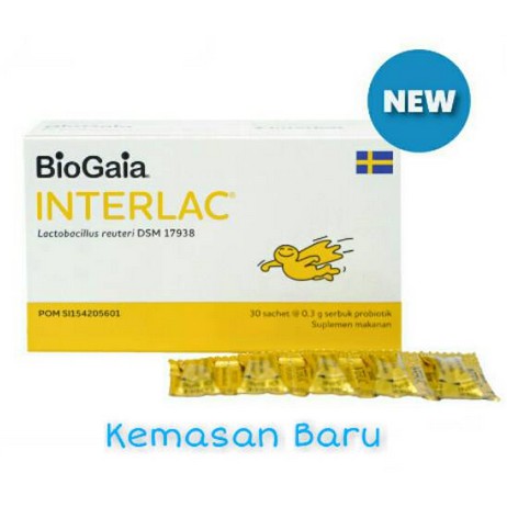 Jual INTERLACT Sachet Probiotik untuk anak | Shopee Indonesia