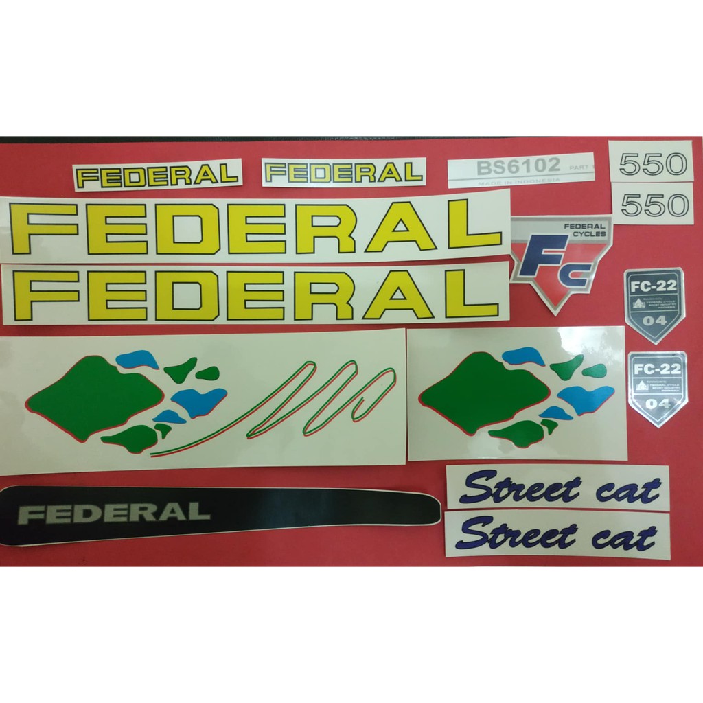 Jual Decal Federal Street Cat 550 | Shopee Indonesia