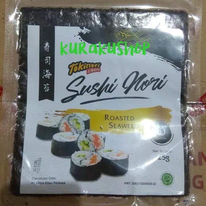 Jual tokinori sushi nori 25 g | Shopee Indonesia