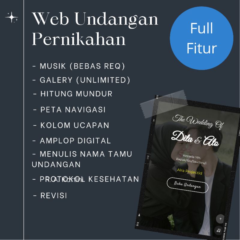 Jual Undangan Pernikahan Digital Website (Online) Undangan Website ...