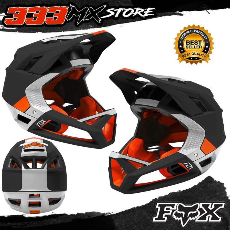 Jual HELM DOWNHILL FOX PROFRAME BLOCKED BLACK 2023 HELM SEPEDA FOX ...