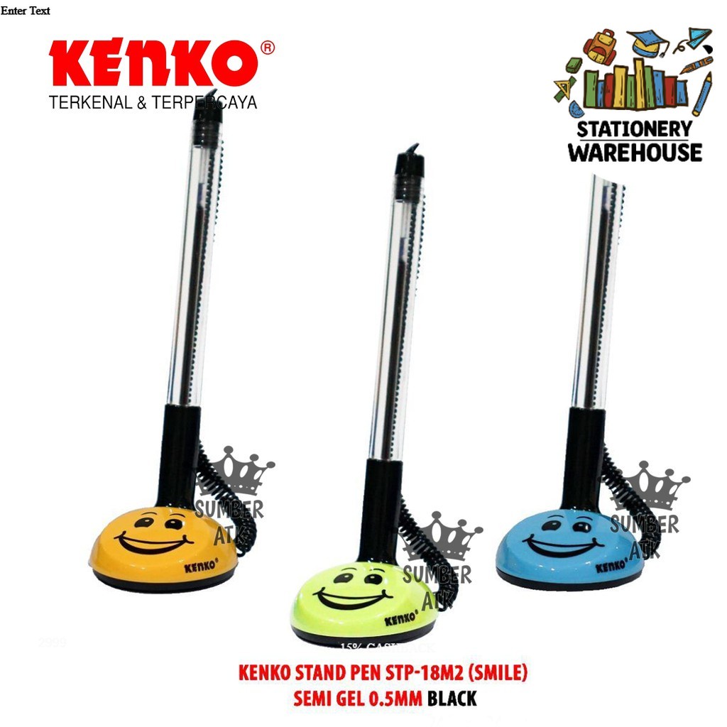 Jual Stand Pen Pulpen Meja Kenko STP 18 SM Smile / STP 18 M2 Bolpen ...