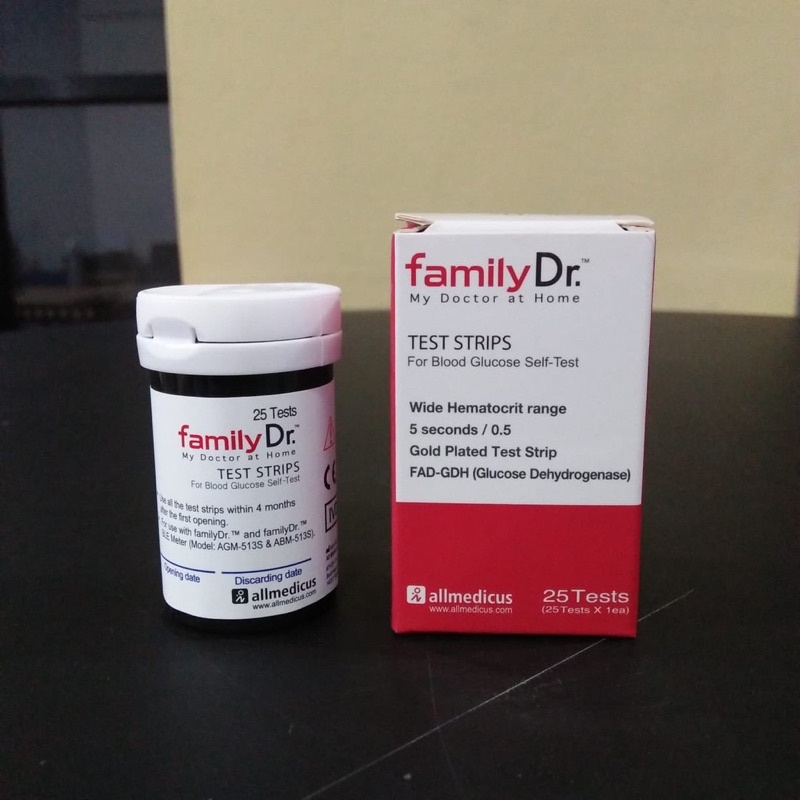Jual STRIP FAMILY DR GLUCOSE STRIP FAMILYDR GULA STIK CEK GULA STRIP ...