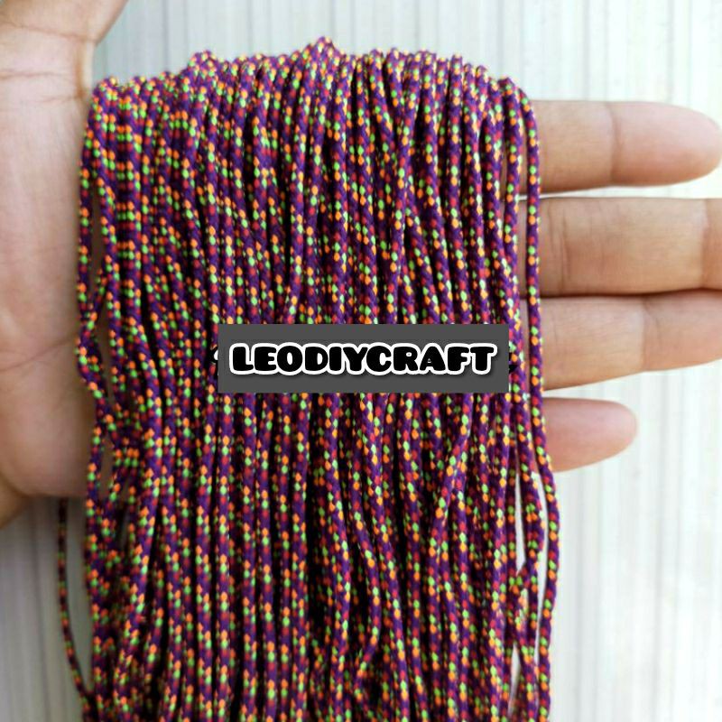 Jual 10 Meter Tali perusik 2mm - Tali Corak - tali paracord - tali ...