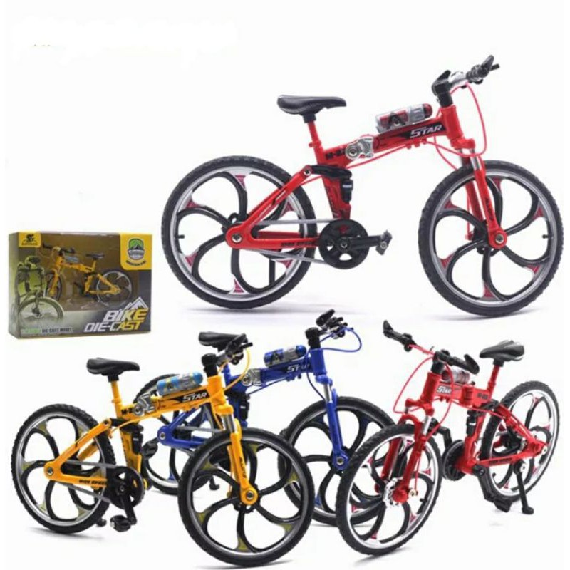 Jual Miniatur Sepeda Diecast Sepeda Lipat Skala 1:10 Bahan Alloy ...