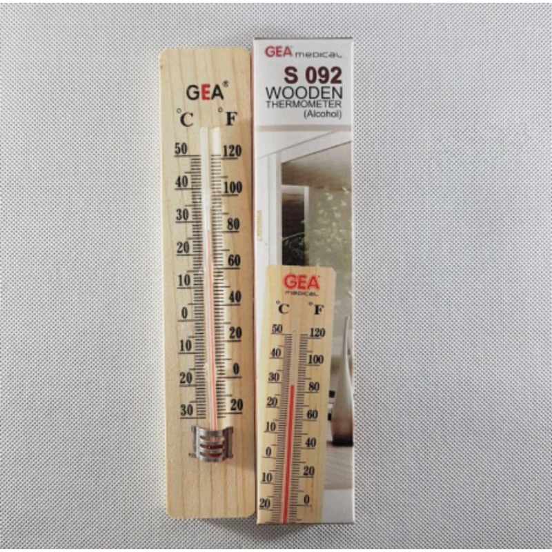 Jual Termometer Kayu / Termometer Ruangan / Termometer GEA | Shopee ...