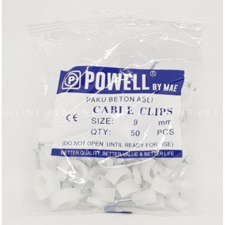 Jual klem kabel listrik klem Powell 6 7 8 9 10 12 14 mm cekak clamp ...