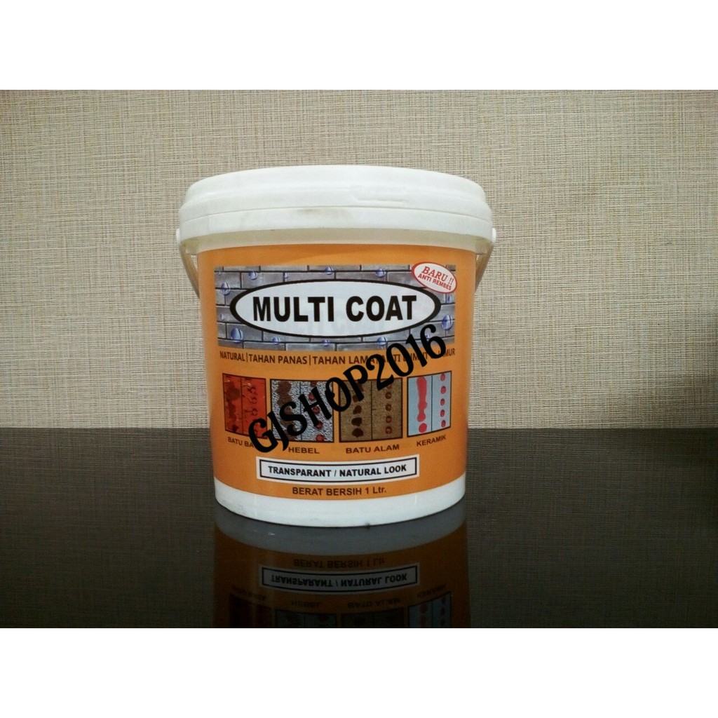 Jual Multicoat Multi Coat 1ltr / Anti Rembes utk tembok / Natural ...