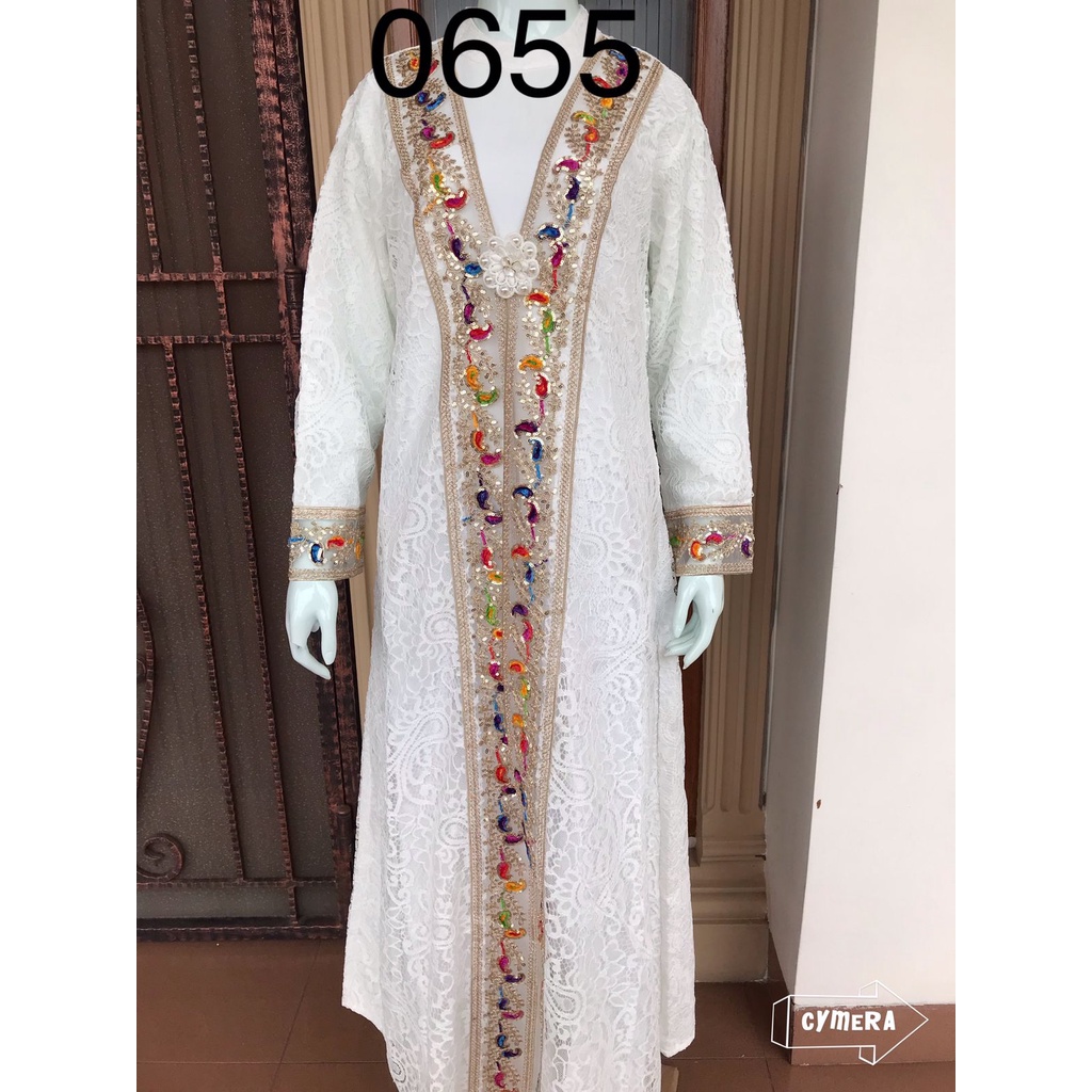 Jual GAMIS PUTIH TERBARU/GAMIS PREMIUM/MEWAH | Shopee Indonesia