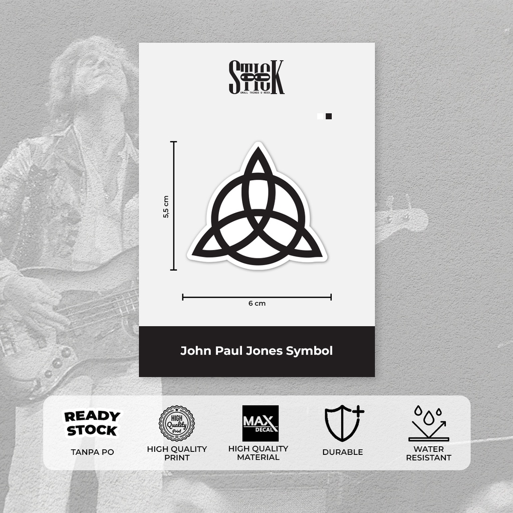 John Paul Jones Led Zeppelin Symbol Discount 100% Cotton Designer