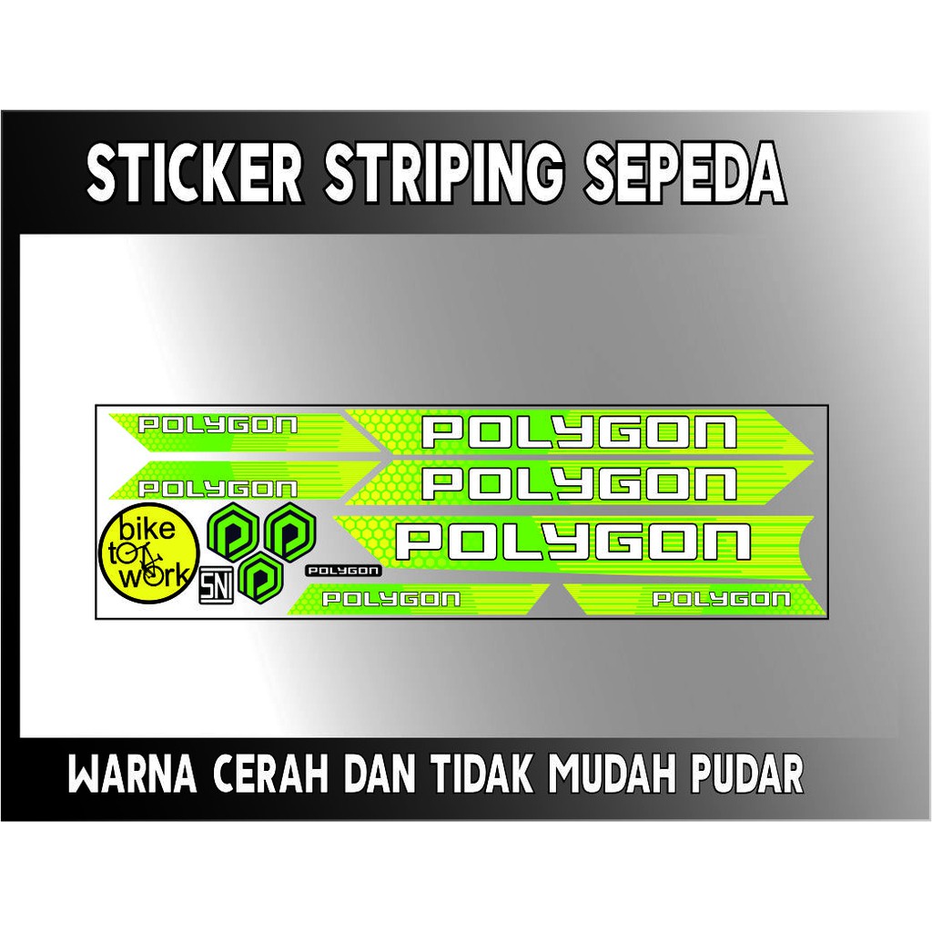 Jual VARIASI STICKER STRIPING POLYGON STICKER VARIASI STRIPING BIKE ...