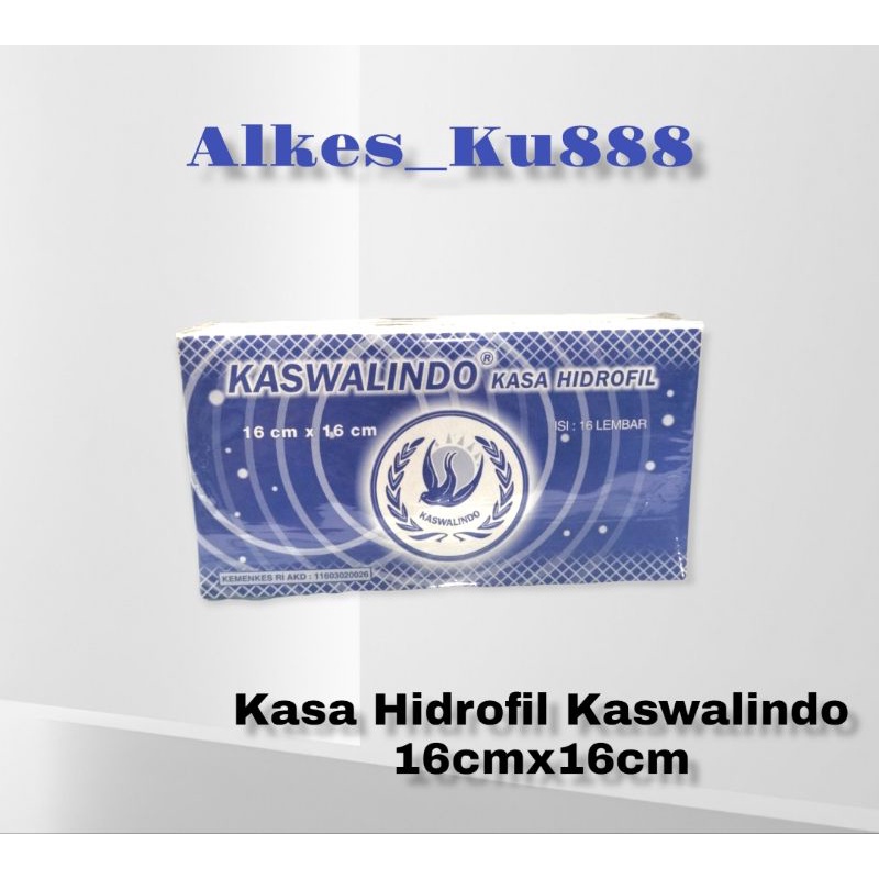 Jual Kasa Kotak Hidrofil Biru Kaswalindo 16cmx16cm | Shopee Indonesia