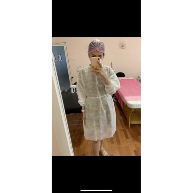 Jual Disposable APD Gown 40GSM Sekali Pakai | Shopee Indonesia